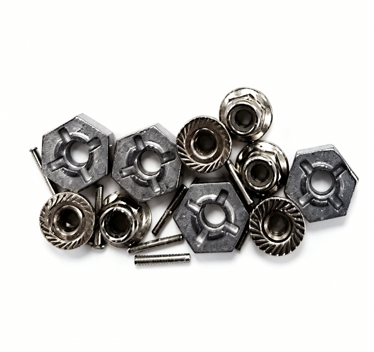 DEERC Wheel Axle Hex Lock Nut Combo Set (P88041/P88044/PX9200-01) for